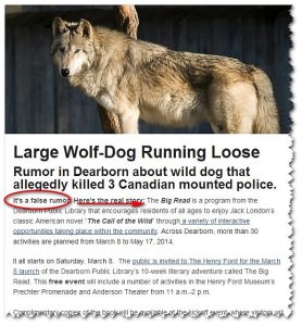 Apology From the Boy Who Cried Wolf (an Editorial) - Dearborn Free Press